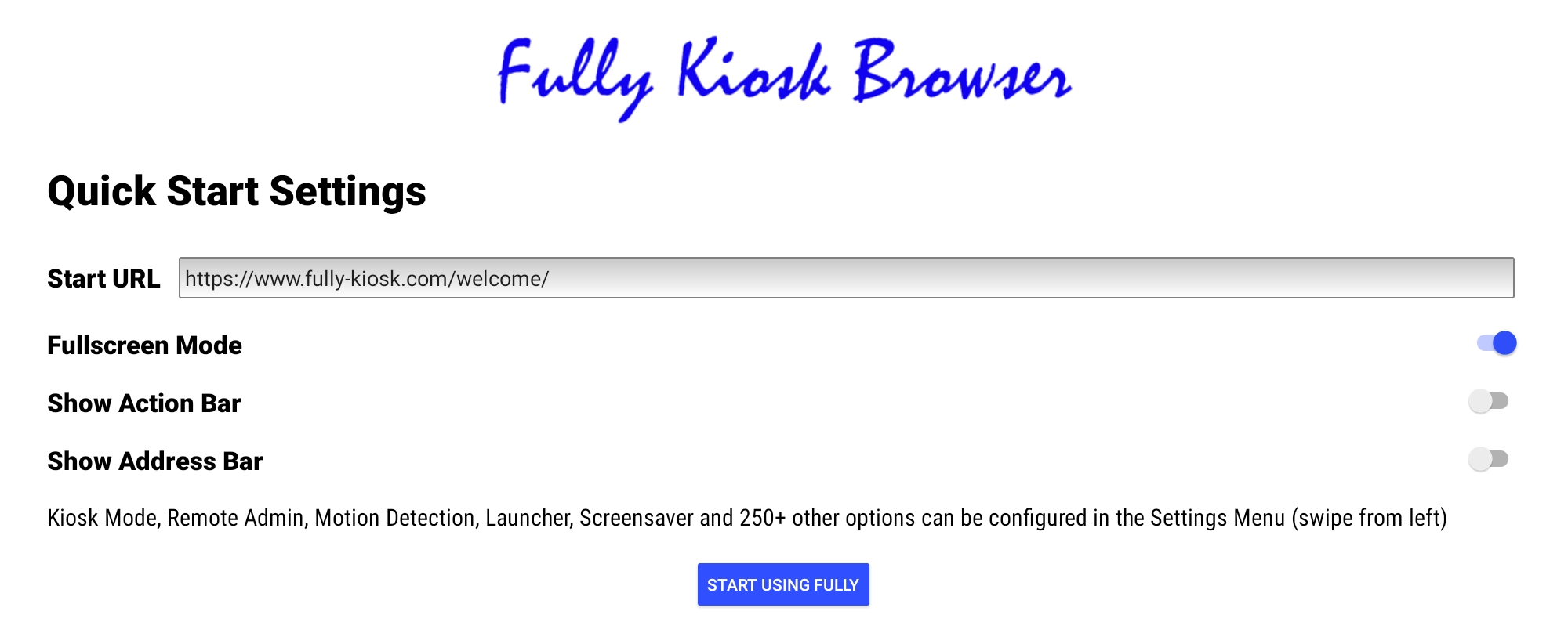 Fully Kiosk Browser | Smart Home Guide
